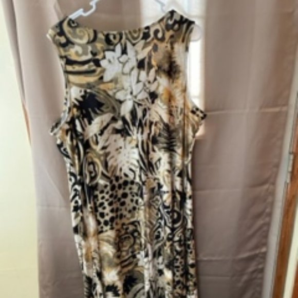 Attitudes by Renee | Dresses | Attitudes By Renee Petite Jersey Printed ...